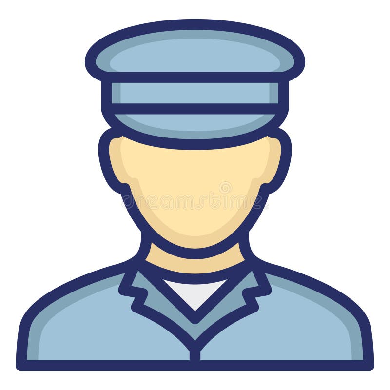 Captain Hat Isolated Icon. Simple Element Illustration From Nautical ...