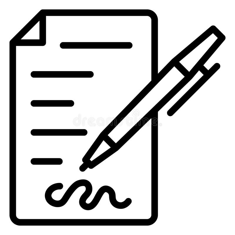 Form Edit Document Vector Icon Symbol Editing Isolated On White ...