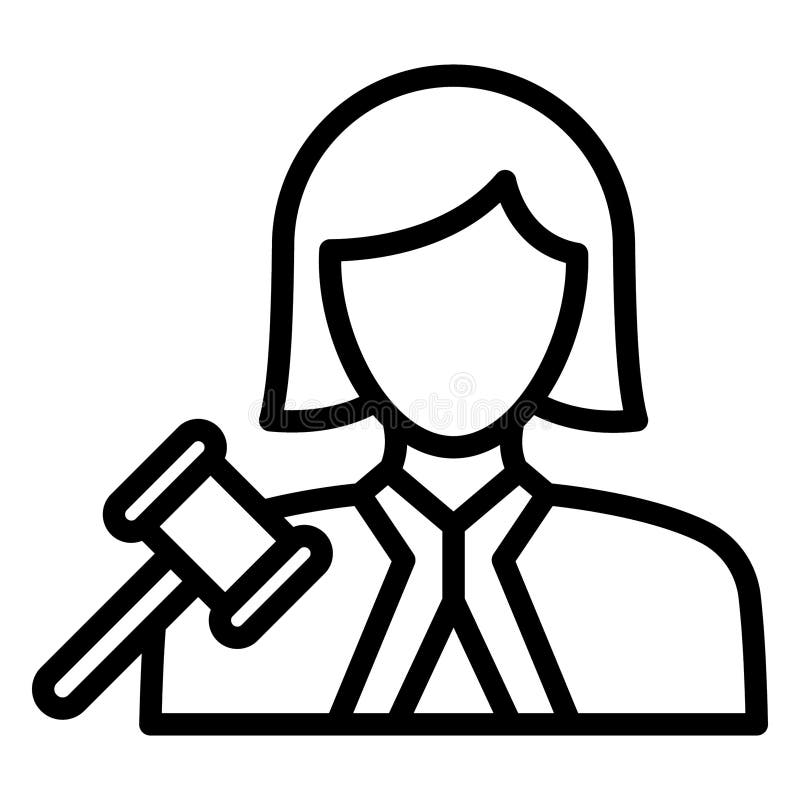 Advocate Isolated Vector Icon Which Can Easily Modify or Edit Stock ...