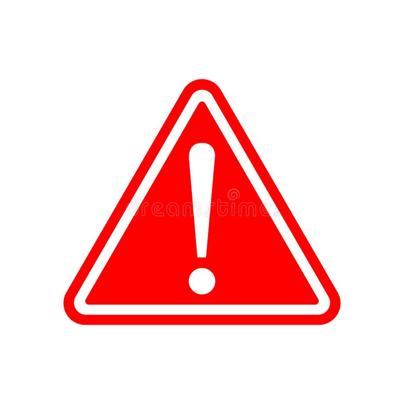 Hazard Warning Attention Sign - Stock Vector, Warning, Stop Sign Icon ...