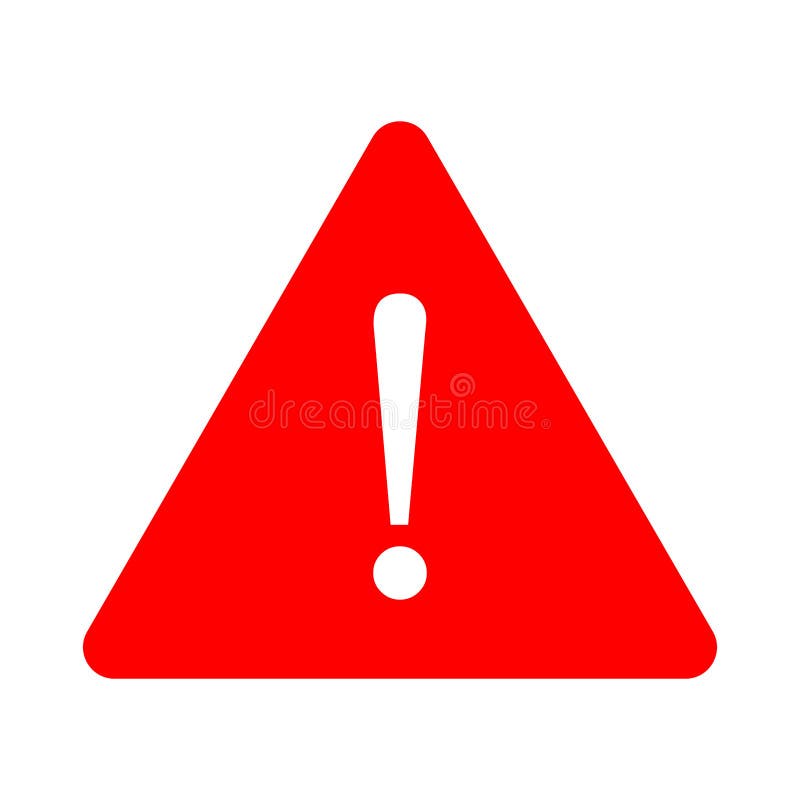Hazard Warning Attention Sign - Stock Vector, Warning, Stop Sign Icon ...
