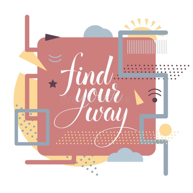 Find Your Way Stock Illustrations – 1,806 Find Your Way Stock ...