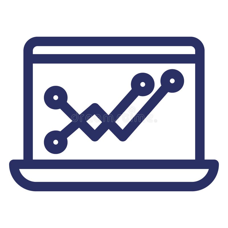 Online Graph Isolated Vector Icon Which Can Easily Modify or Edit Stock ...