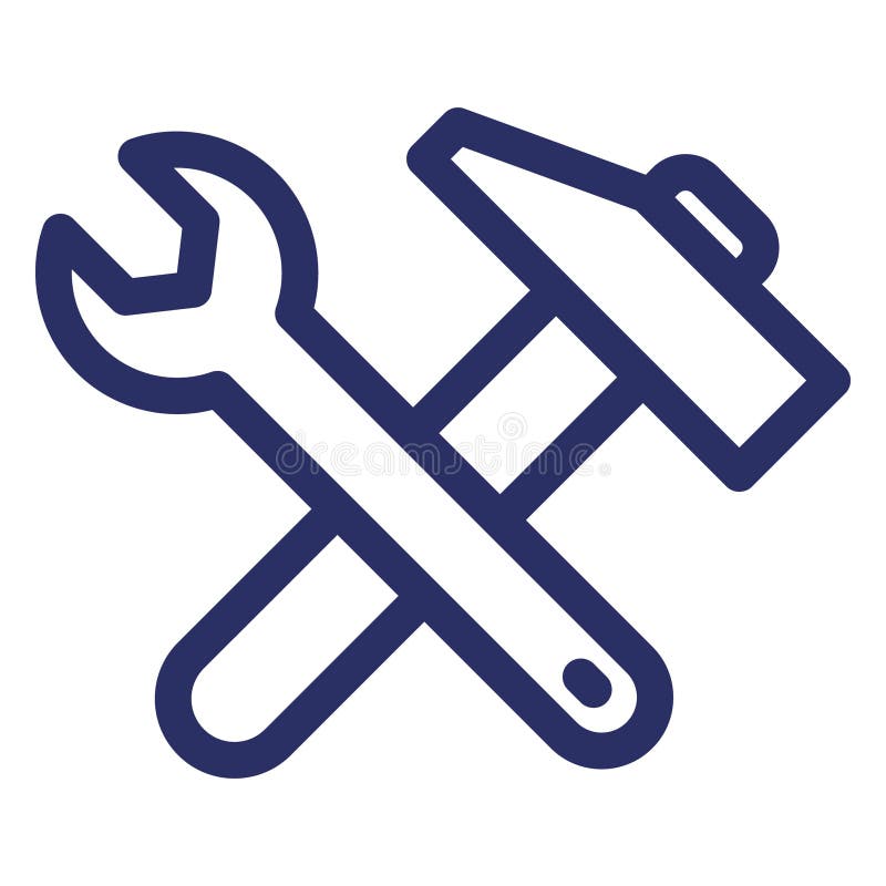 Repair Tool Isolated Vector Icon Which Can Easily Modify or Edit Stock ...