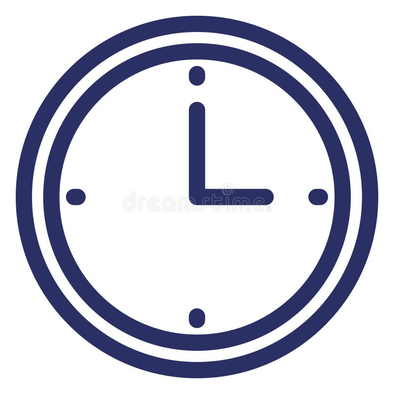 Clock Isolated Vector Icon Which Can Easily Modify or Edit Stock Vector ...