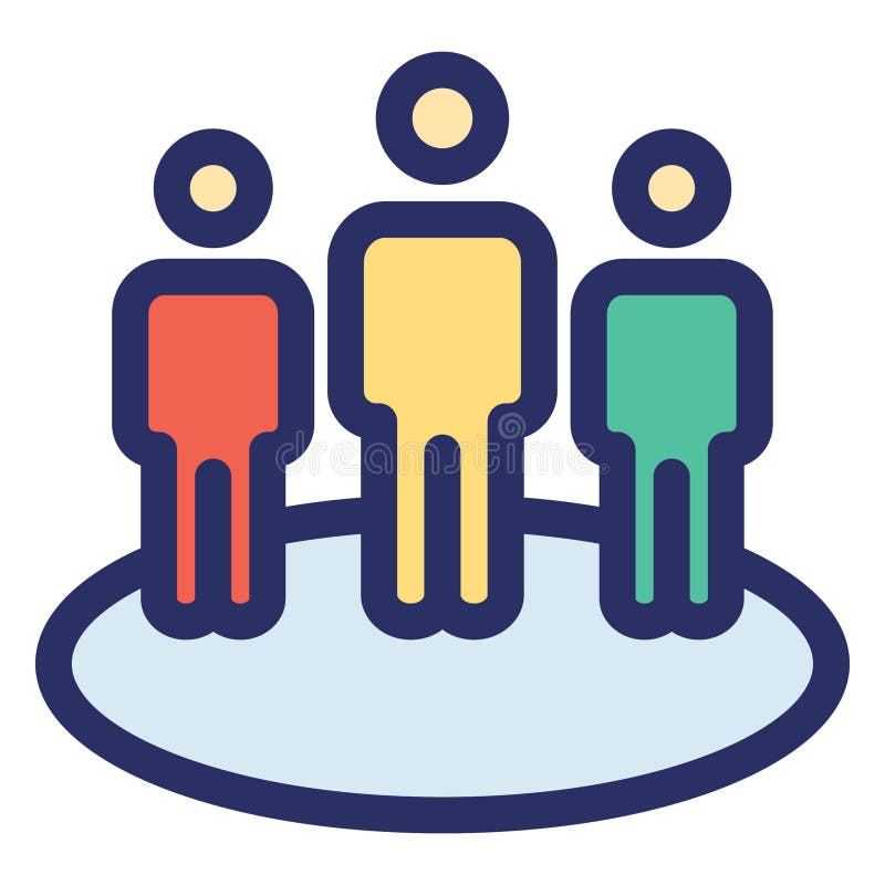 Team Isolated Vector Icon Which Can Easily Modify or Edit Stock Vector ...