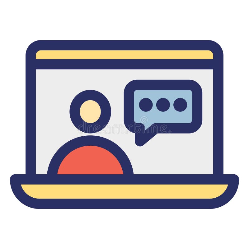 Chat Support Isolated Vector Icon Which Can Easily Modify or Edit Stock ...