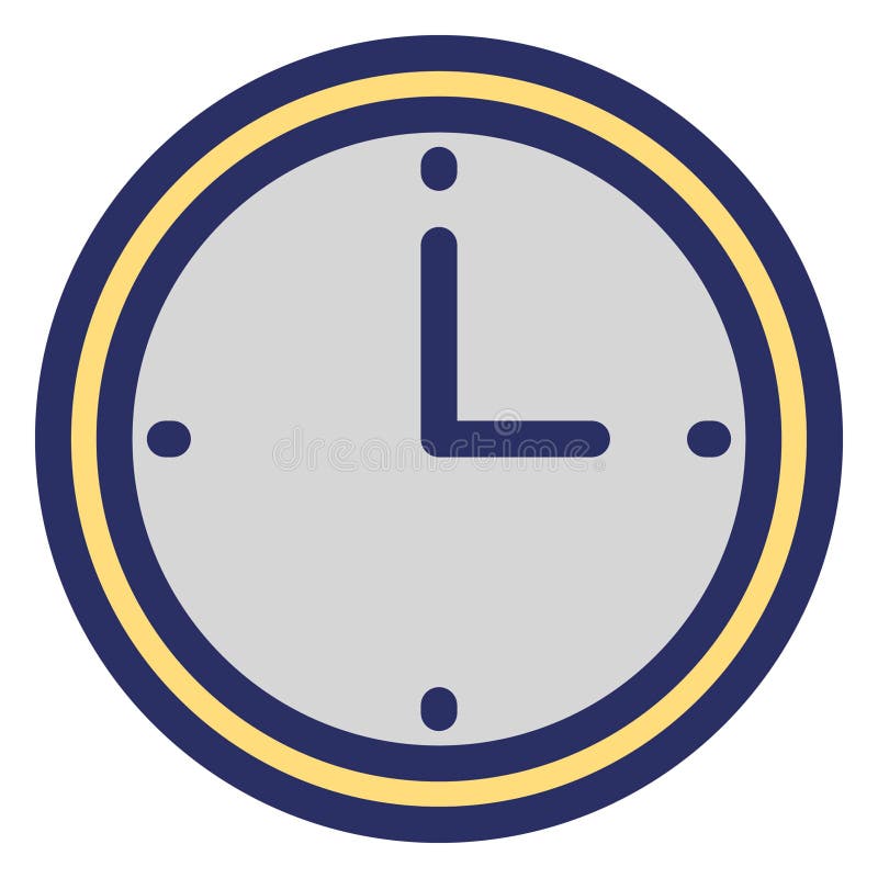 Clock Isolated Vector Icon Which Can Easily Modify or Edit Stock Vector ...