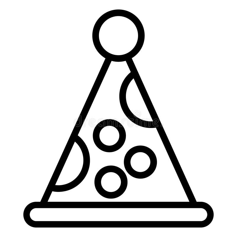 Birthday Cap Isolated Vector Icon Which Can Easily Modify or Edit Stock ...