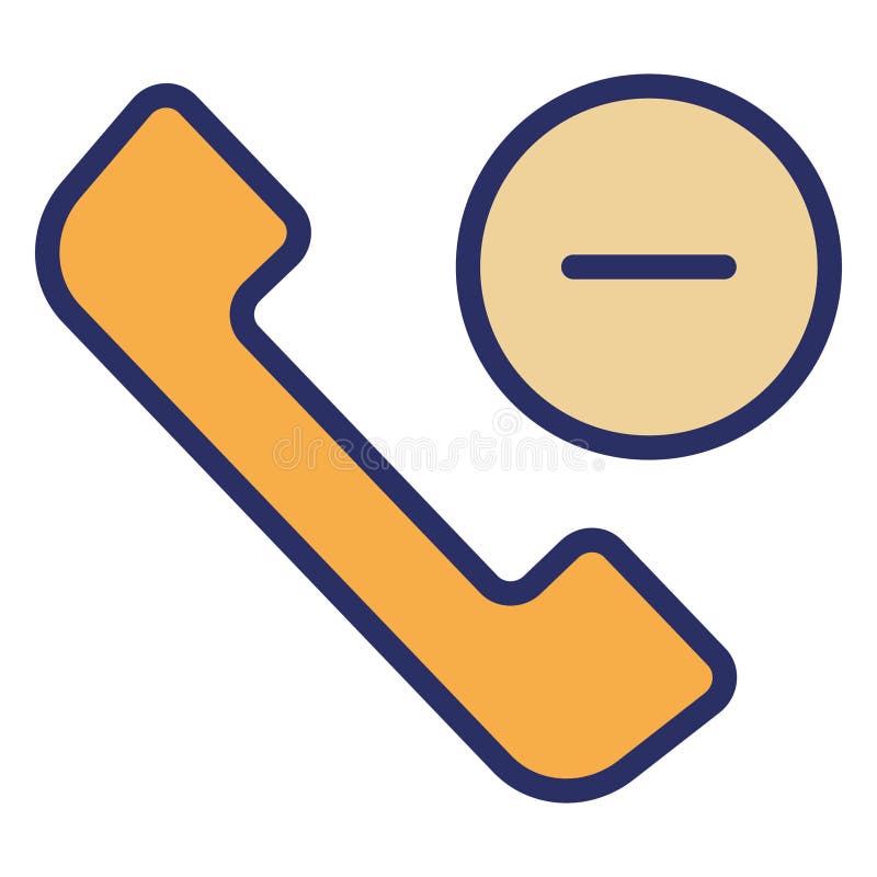 Call Isolated Vector Icon Fully Editable Stock Vector - Illustration of ...