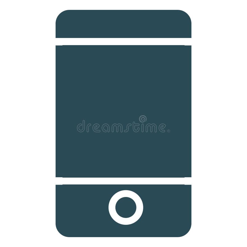 Cell Phone Isolated Vector Icon Fully Editable Stock Illustration ...