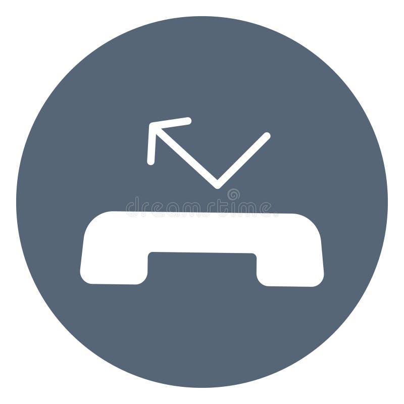 Incoming Call Isolated Vector Icon Fully Editable Stock Vector ...