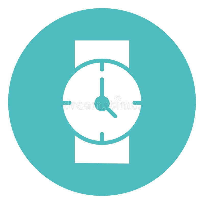 Hand Watch Isolated Vector Icon Fully Editable Stock Vector ...