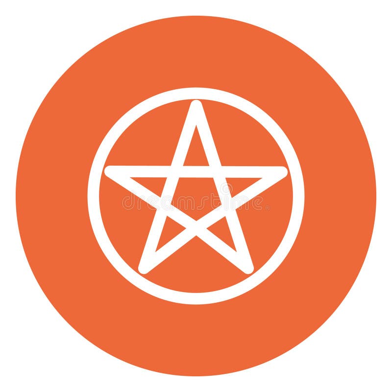 Sigil of Baphomet Isolated Vector Icon Which Can Easily Modify or Edit ...