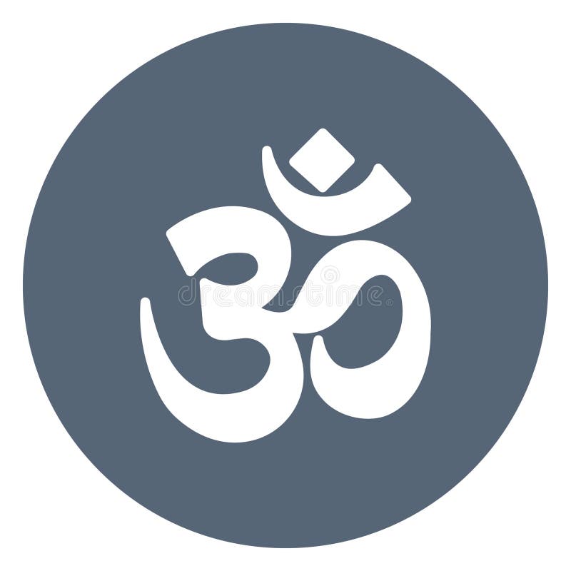Aum Isolated Vector Icon Which Can Easily Modify or Edit Stock ...