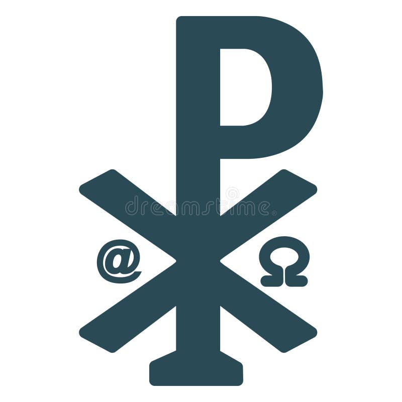 Chi Rho Isolated Vector Icon Which Can Easily Modify or Edit Stock ...