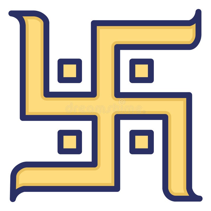 Swastika Isolated Vector Icon Which Can Easily Modify or Edit Stock ...