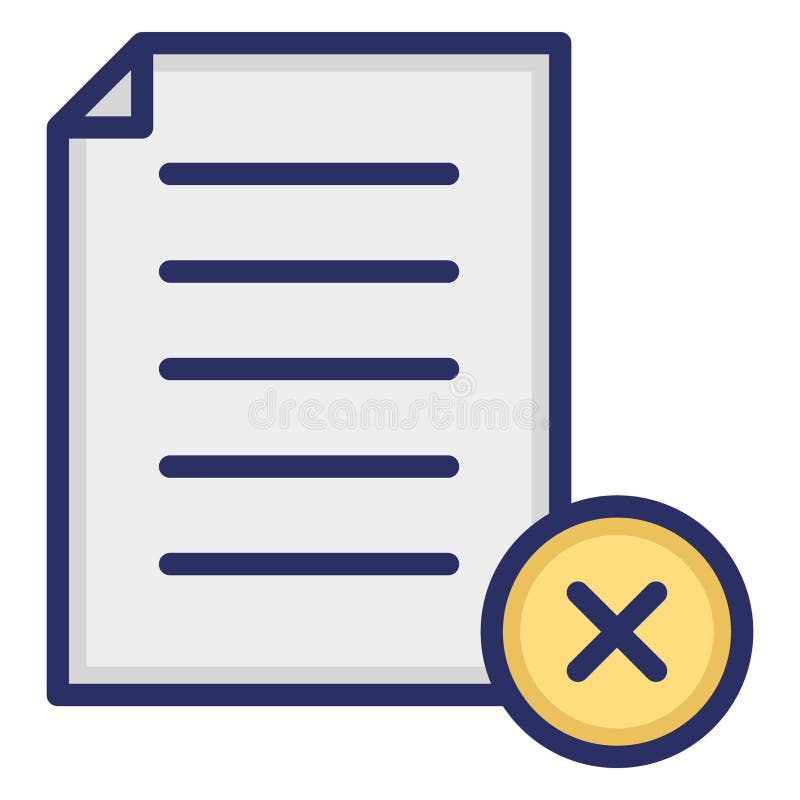 File Corrupt Isolated Vector Icon Which Can Easily Modify or Edit Stock ...