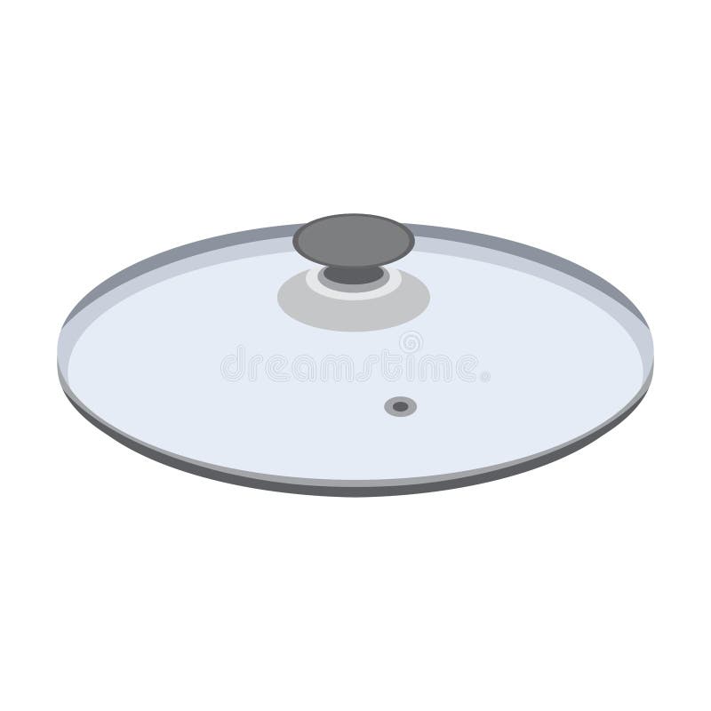 Simple Pan Lid Flat Vector Illustration Icon Design Kitchen Electronics ...