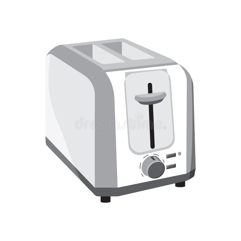 Simple Toaster Flat Vector Illustration Icon Design Kitchen Electronics ...