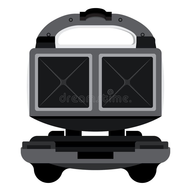 Simple Sandwich Maker Open Flat Vector Illustration Icon Design Kitchen ...