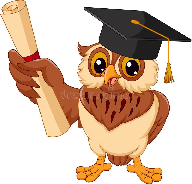 Owl Graduation Clipart