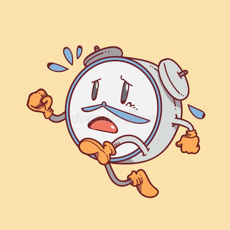 Animated Clock Running 460+ Funny Cartoon Office Worker With Clock