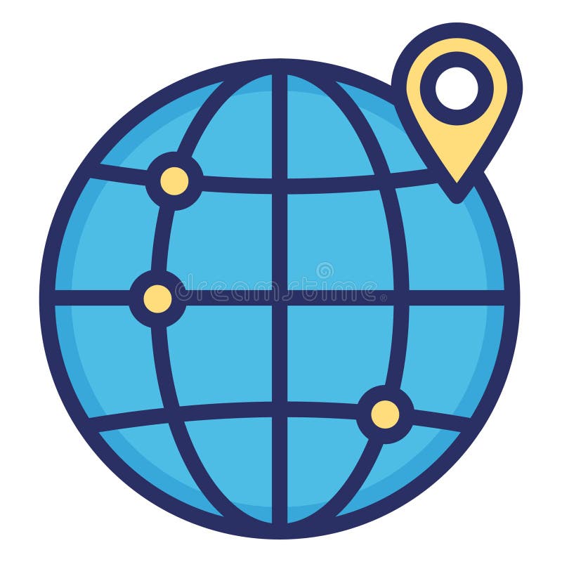 Destination Isolated Vector Icon Which Can Easily Modify or Edit ...