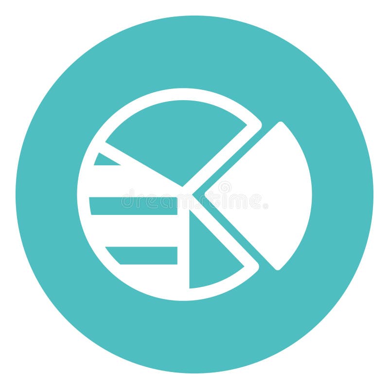 Circle Chart Isolated Vector Icon Which Can Easily Modify or Edit Stock ...