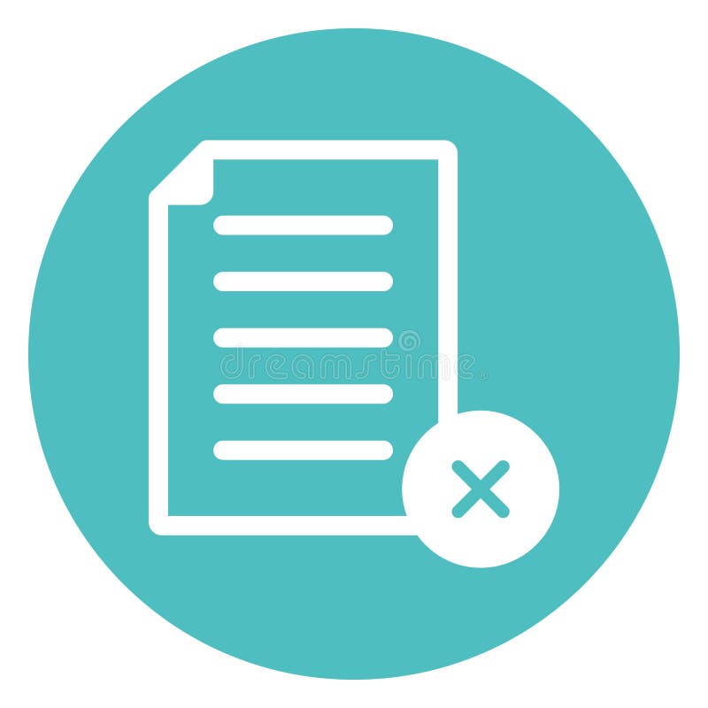 File Corrupt Isolated Vector Icon Which Can Easily Modify or Edit Stock ...