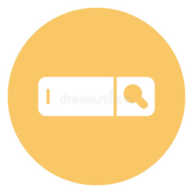 Address Bar, Isolated Vector Icon Which Can Easily Modify or Edit Stock ...
