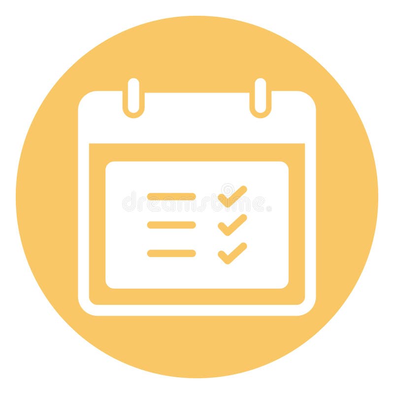 Attendance Isolated Vector Icon Which Can Easily Modify or Edit Stock ...