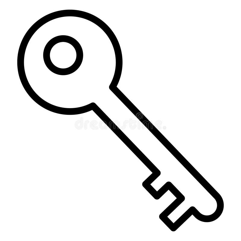 Key Isolated Vector Icon Which Can Easily Modify or Edit Stock Vector ...