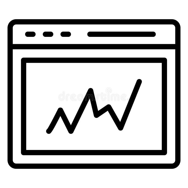 Chart Isolated Vector Icon Which Can Easily Modify or Edit Stock Vector ...