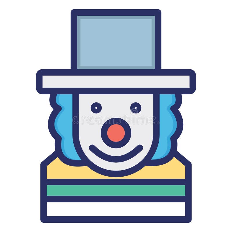 Buffoon Isolated Vector Icon Which Can Easily Modify or Edit Stock ...