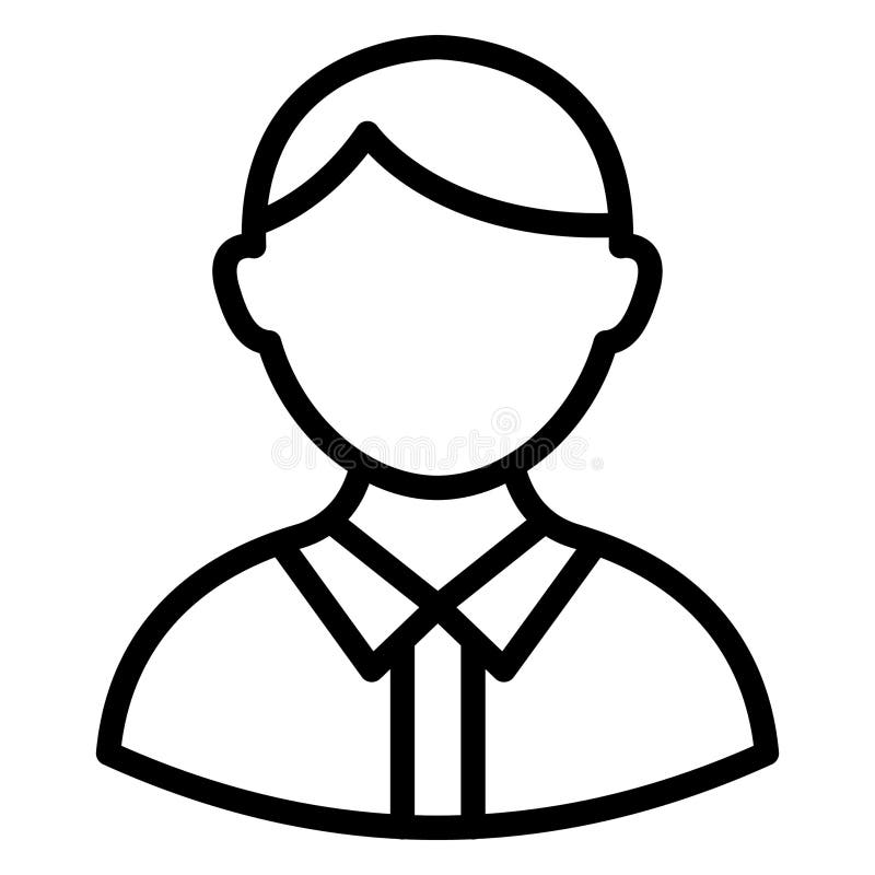 Youngster Isolated Vector Icon Which Can Easily Modify or Edit Stock ...