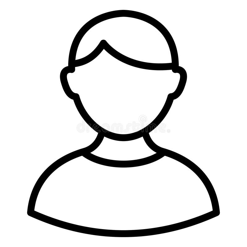 Fashion Boy Isolated Vector Icon Which Can Easily Modify or Edit Stock ...