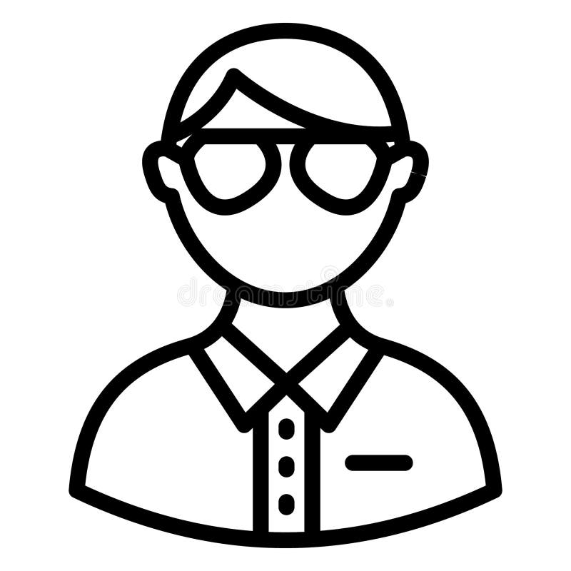 Guy Isolated Vector Icon Which Can Easily Modify or Edit Stock Vector ...