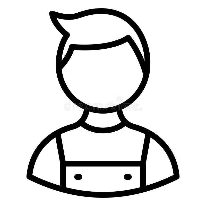 Boy Isolated Vector Icon Which Can Easily Modify or Edit Stock Vector ...