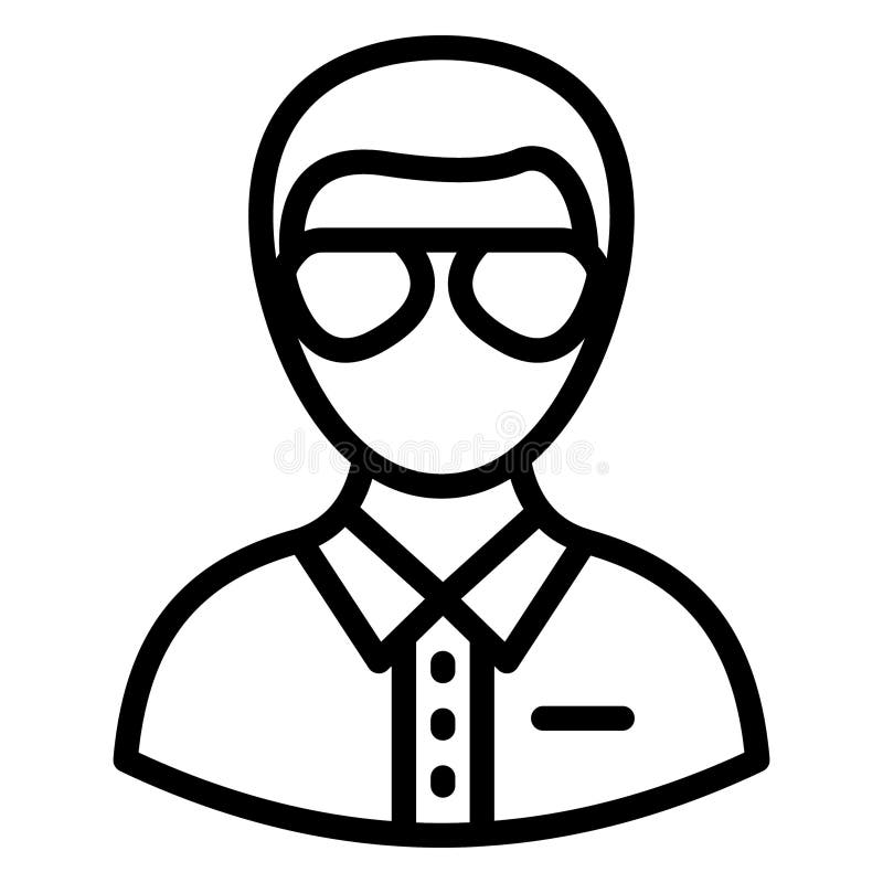Manager Isolated Vector Icon Which Can Easily Modify or Edit Stock ...