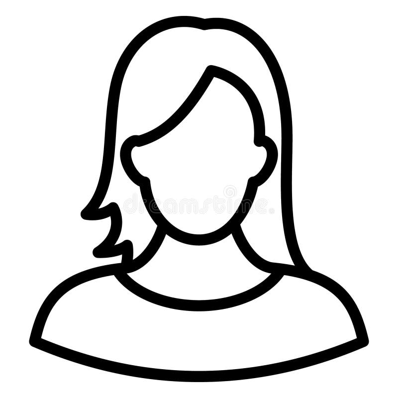 Lady Isolated Vector Icon Which Can Easily Modify or Edit Stock ...