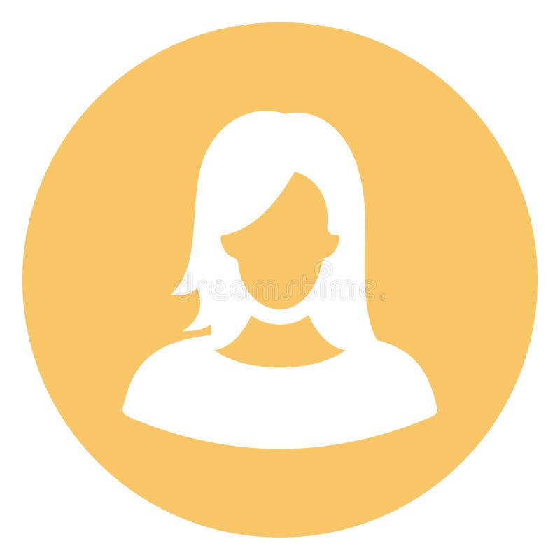 Lady Isolated Vector Icon Which Can Easily Modify or Edit Stock Vector ...