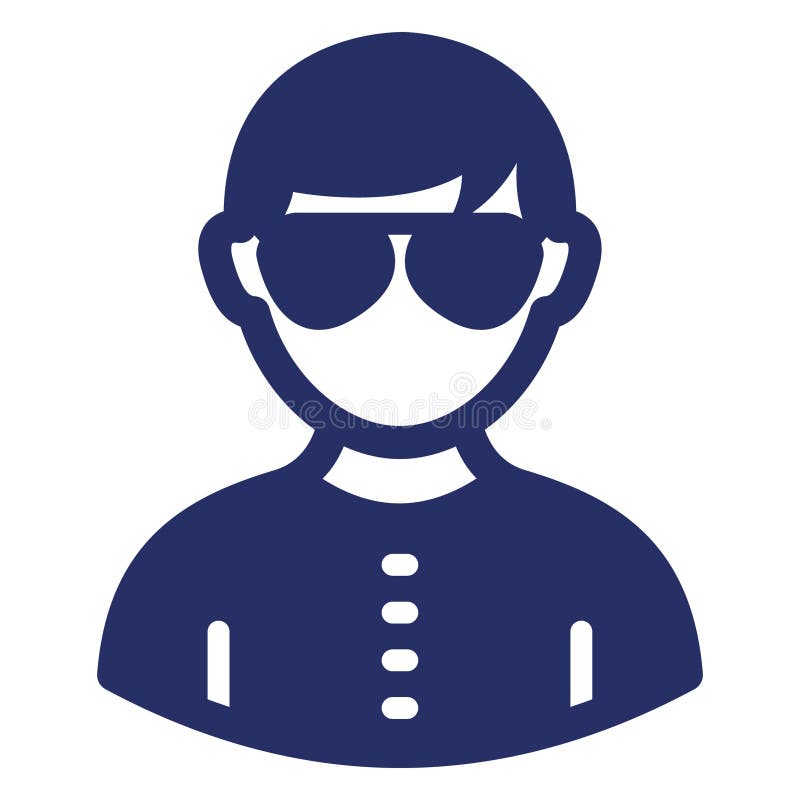 Young Man Isolated Vector Icon Which Can Easily Modify or Edit Stock ...