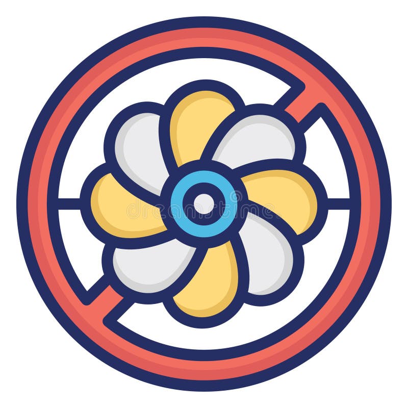 Flower Isolated Vector Icon that Can Be Easily Modified or Edit Stock ...