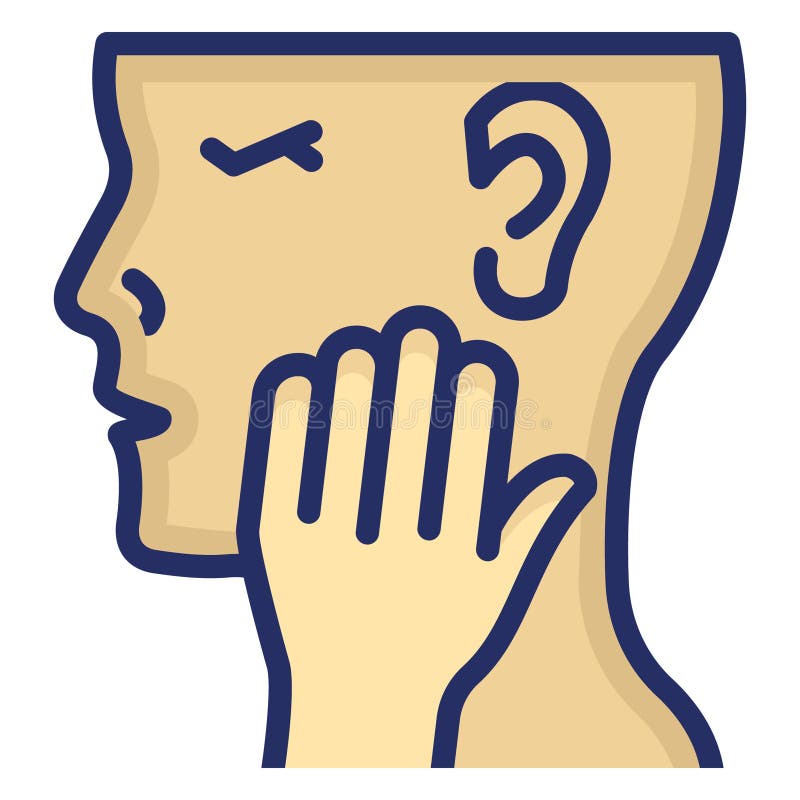 Ear Pain Isolated Vector Icon that Can Be Easily Modified or Edit Stock ...