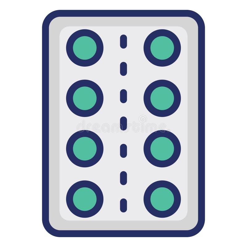 Birth Control Pill Isolated Vector Icon that Can Be Easily Modified or ...