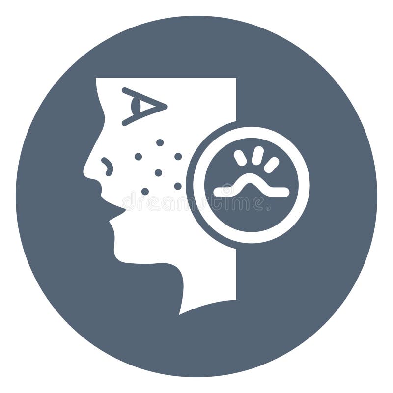 Acne Isolated Vector Icon that Can Be Easily Modified or Edit Stock ...