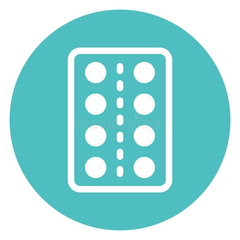 Birth Control Pill Isolated Vector Icon that Can Be Easily Modified or ...