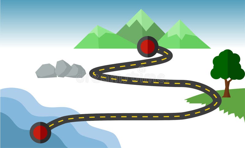 Basic Road Map Stock Illustrations – 151 Basic Road Map Stock ...