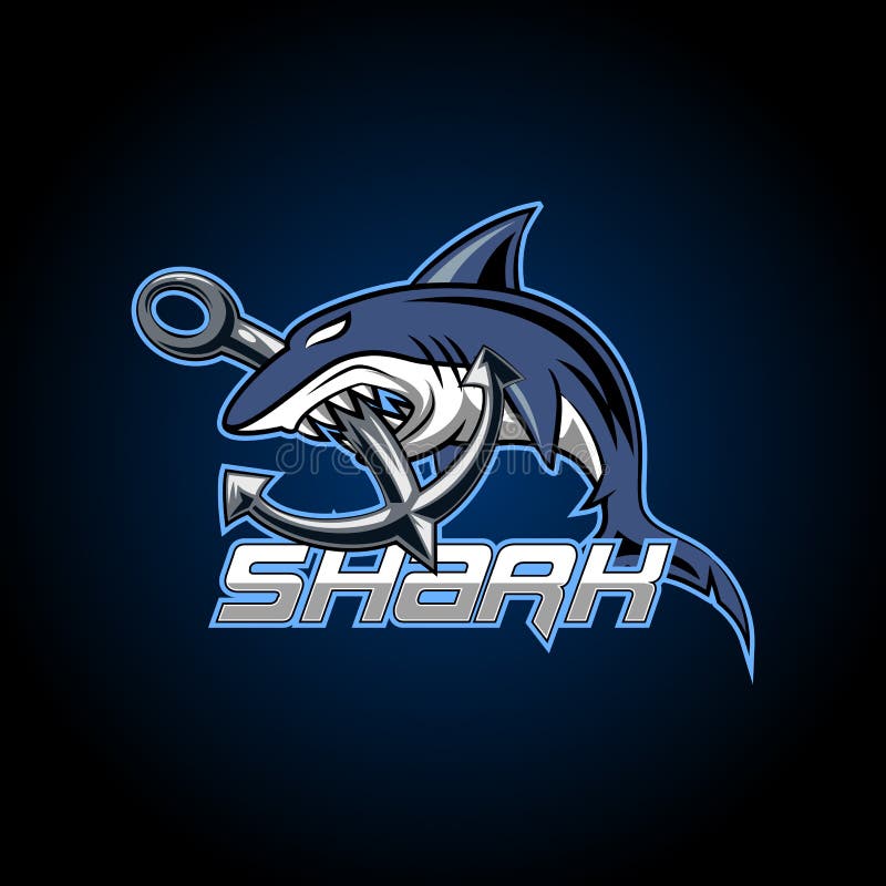 Shark Esport Gaming Logo Design. Shark Gaming Emblem Logo Design ...